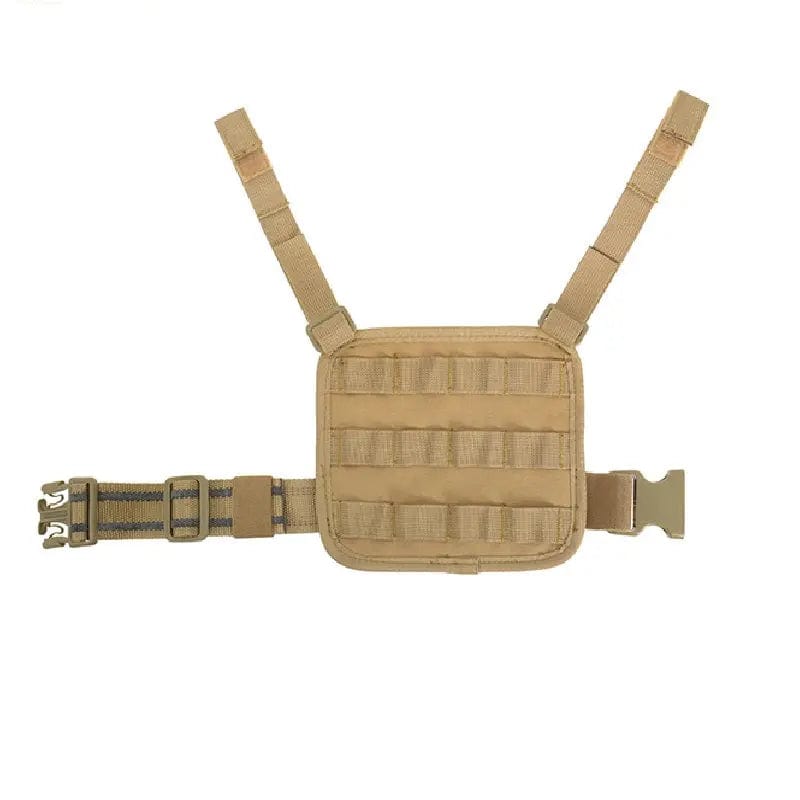 Mini Pannello Cosciale con sistema Molle Tan – Softair and Game