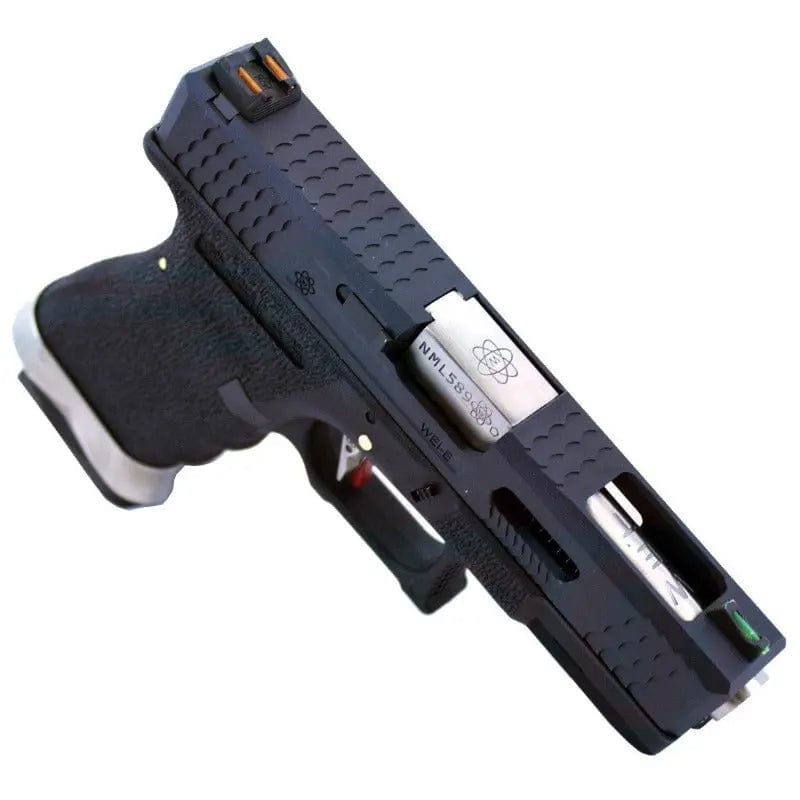 Pistola a Gas Glock G19 WE G-Force Nera e Silver – Softair and Game